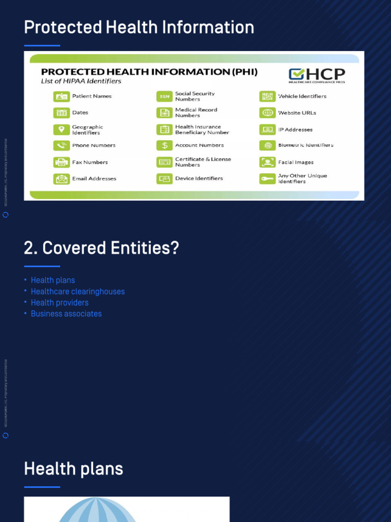 HIPAA Compliance for Healthcare Entities | PDF | Health Economics ...