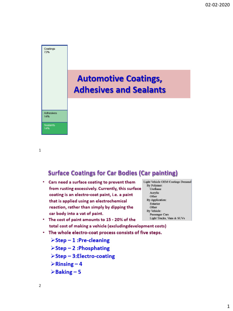 07 Paints Adhesives | PDF | Paint | Adhesive