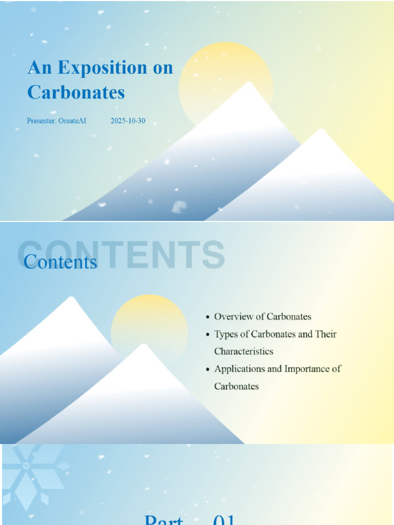 Carbonates | PDF