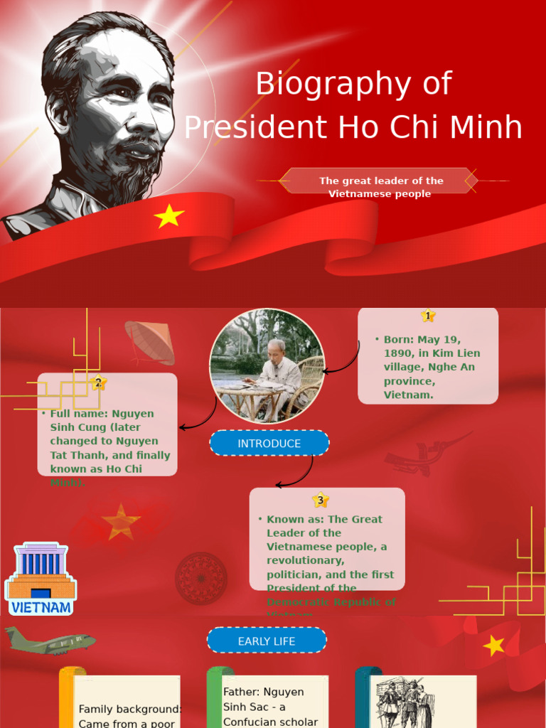 Biography of President Ho Chi Minh TH O MY | PDF | Ho Chi Minh | Vietnam