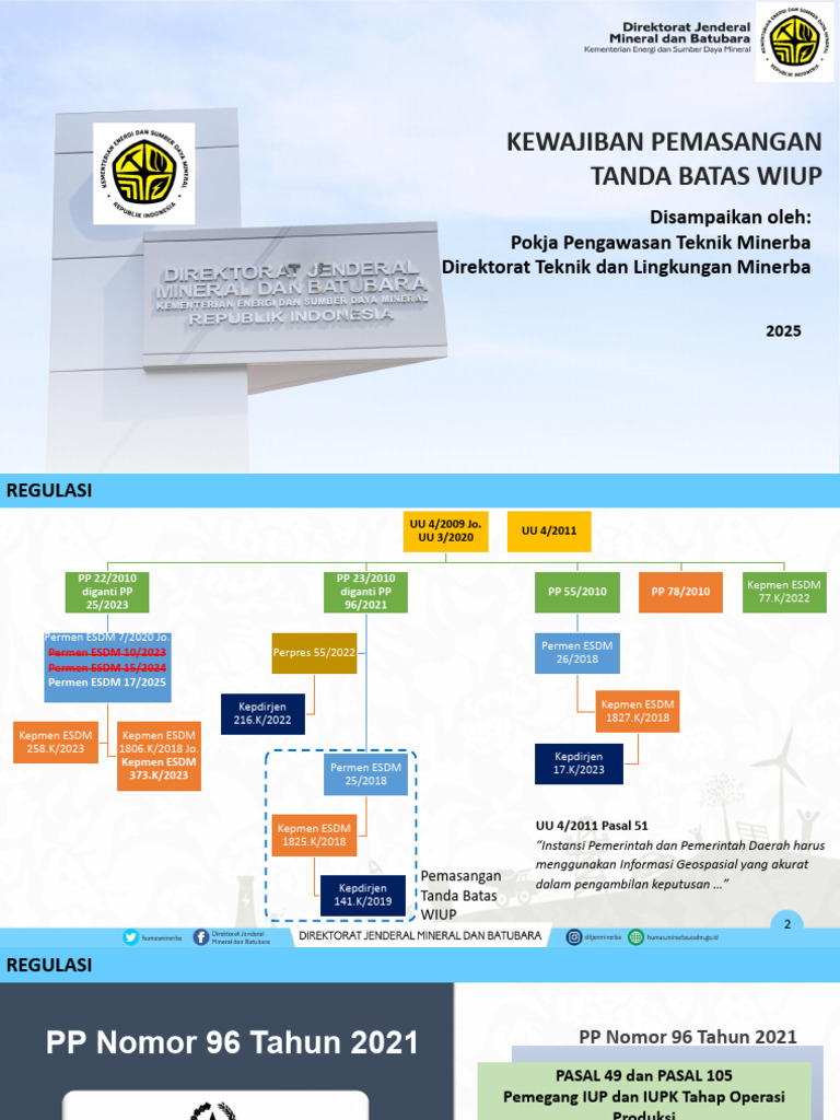 Pemasangan Tanda Batas - Bimtek Rev | PDF
