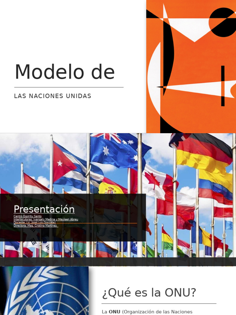 Copia de Copia de Modelo de La ONU | PDF | Naciones Unidas | Relaciones ...