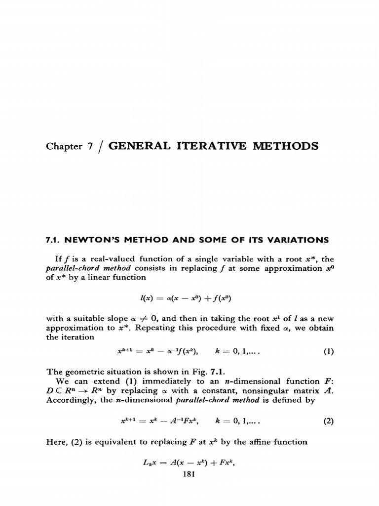 7 General Iterative Methods 2000 | PDF | Numerical Analysis | Algorithms