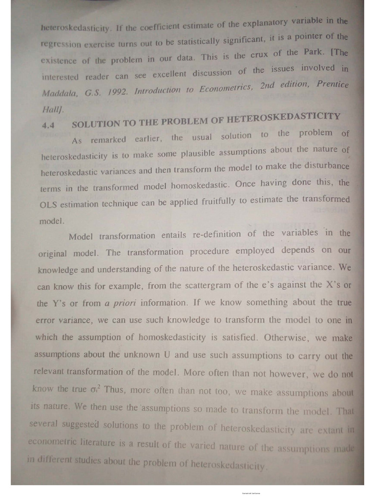 Econometrics 2 Part 2 | PDF