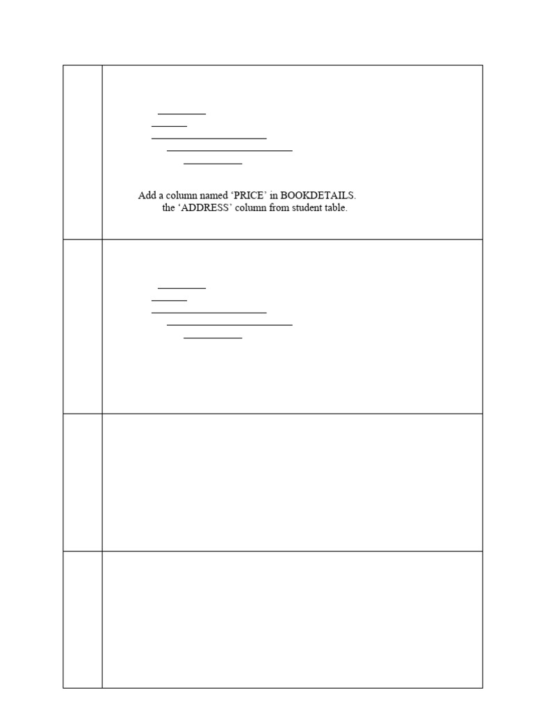 ADS Internal Lab List | PDF | Pl/Sql | Table (Database)