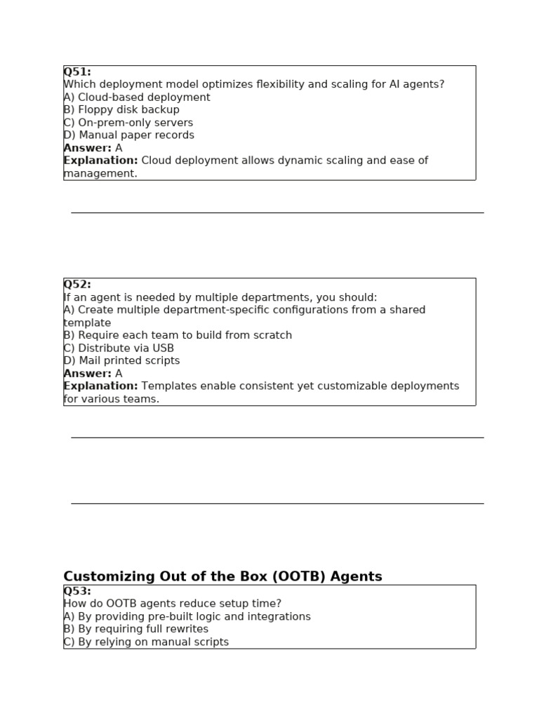 Oracle Cloud Infrastructure 2025 Foundations Associate (1Z0-1085-25) - Sample Questions | PDF ...