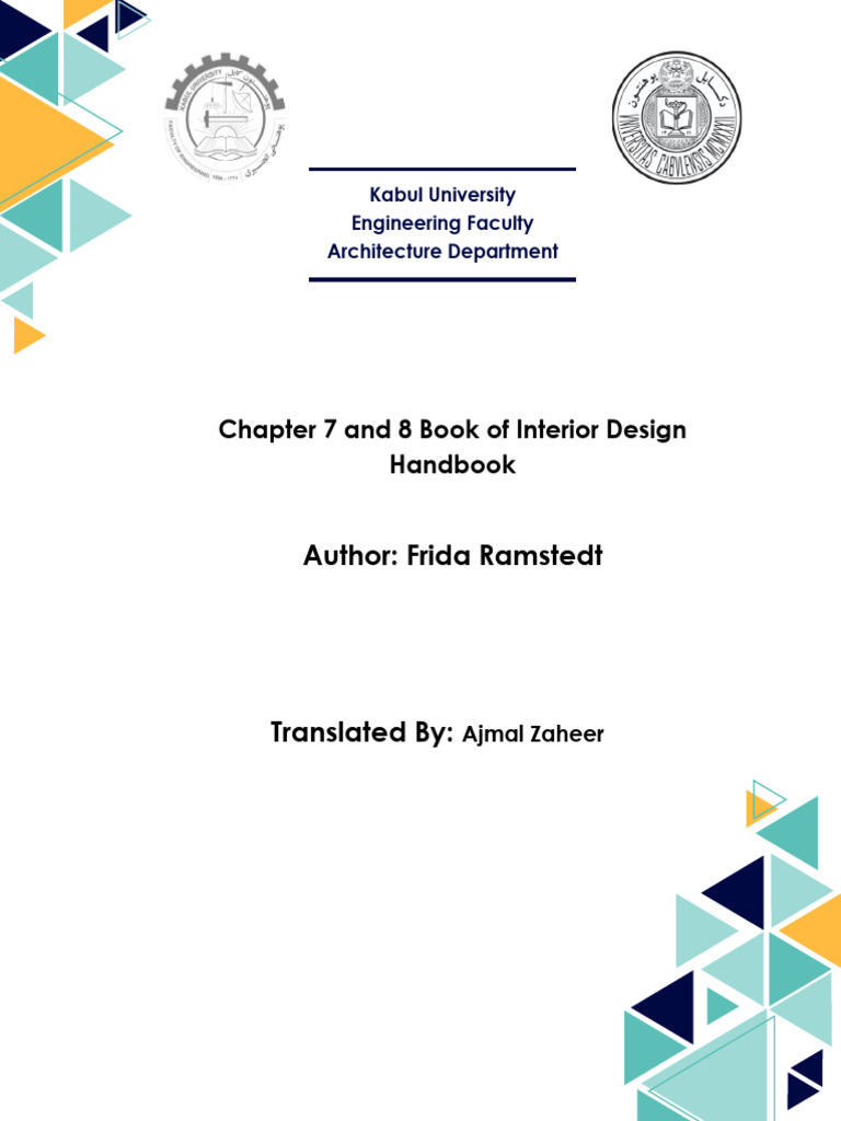 Interior Design Handbook 7,8 Cahpter | PDF