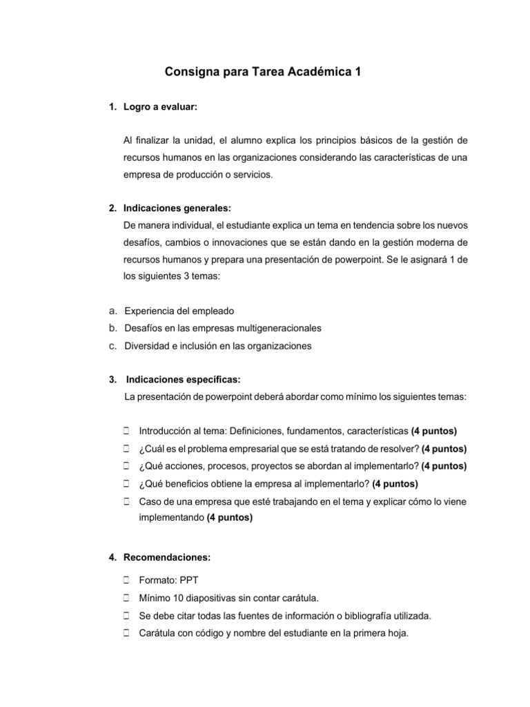 Consigna de La TA1 | PDF