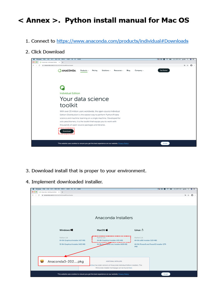 Python Install Mac en | PDF
