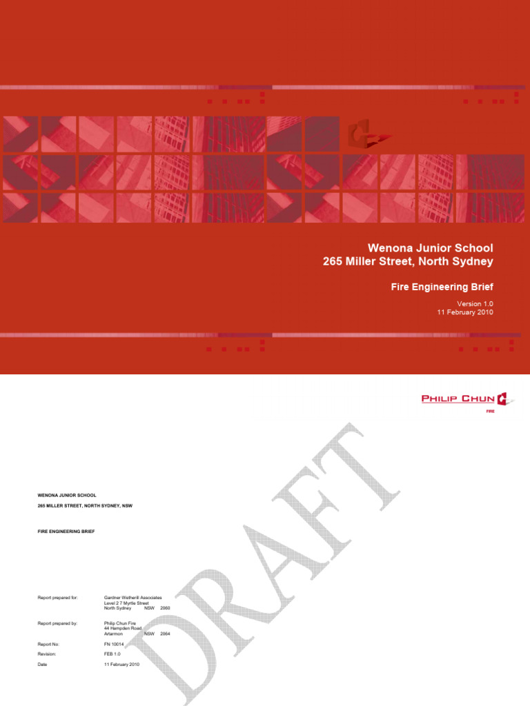 FN10014- Fire Engineering Brief Rev 1 0 | PDF | Fire Safety | Safety