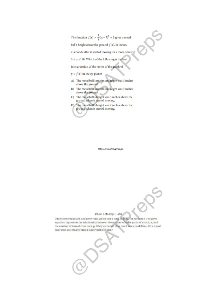 September 2025 SAT Prep Offers | PDF | Sat | Standardized Tests