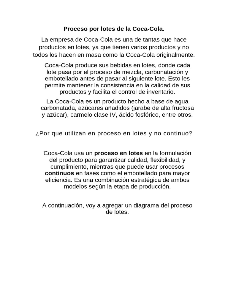 Producción en Lotes | PDF