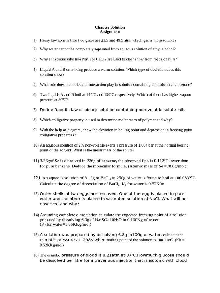 Assignment Solution | PDF
