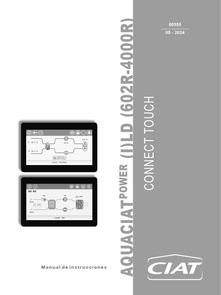 Manual de Control CONNECT TOUCH 2024 | PDF | Electrónica | Bomba
