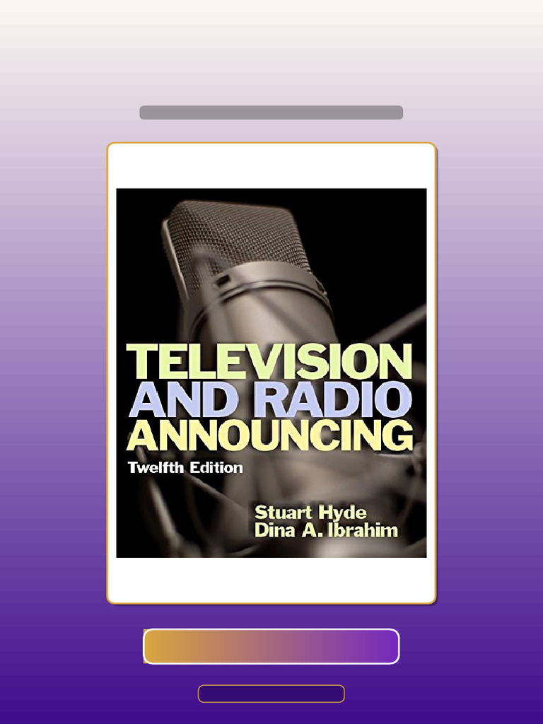 Exam Prep Television and Radio Announcing 12th Edition HQ File ...