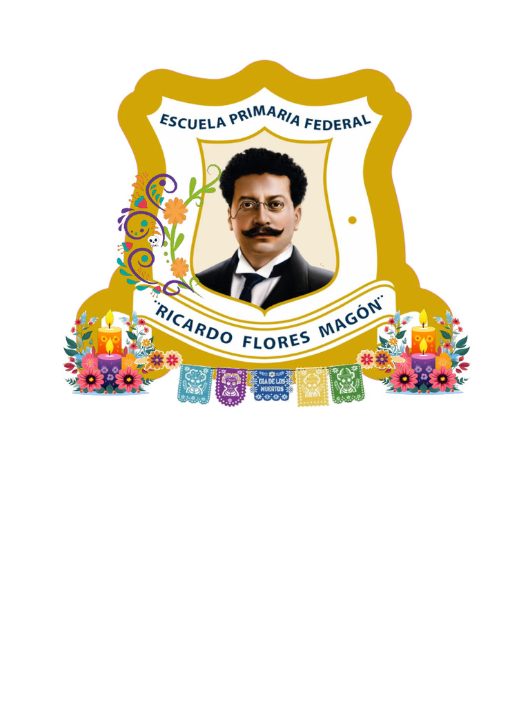 Logo Ricardo Flores Magon Dia de Muertos | PDF