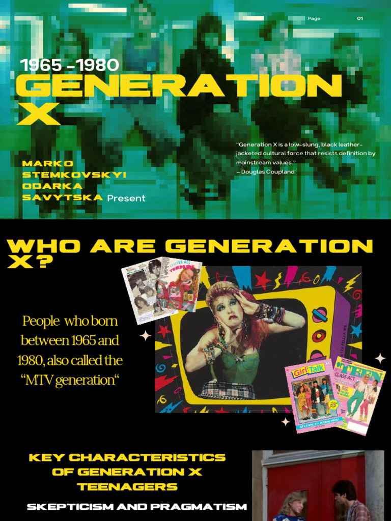 Characteristics of Generation X | PDF