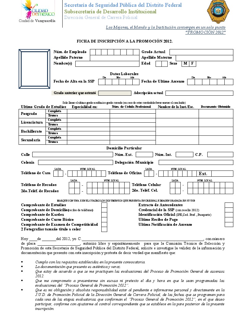 Formato de Inscripcion