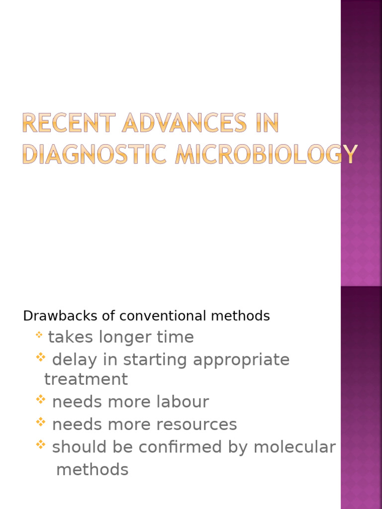 Recent Advances in Diagnostic Microbiology | PDF | Primer (Molecular ...