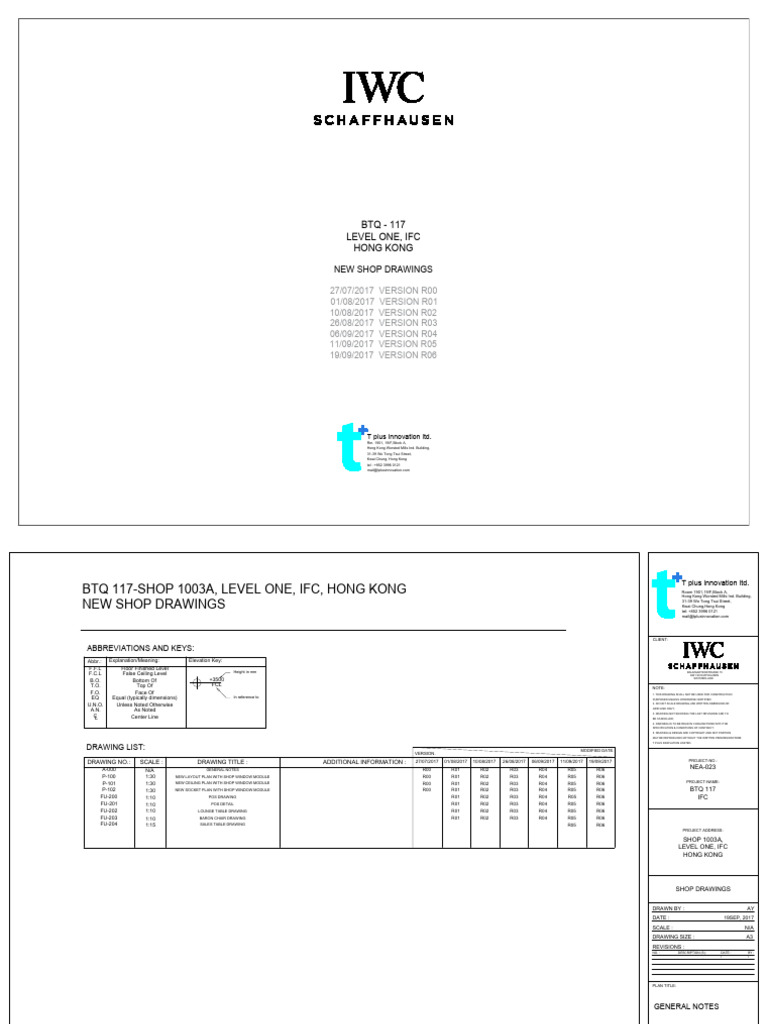 New Shop Drawings for IFC Hong Kong | PDF | Architectural Elements ...