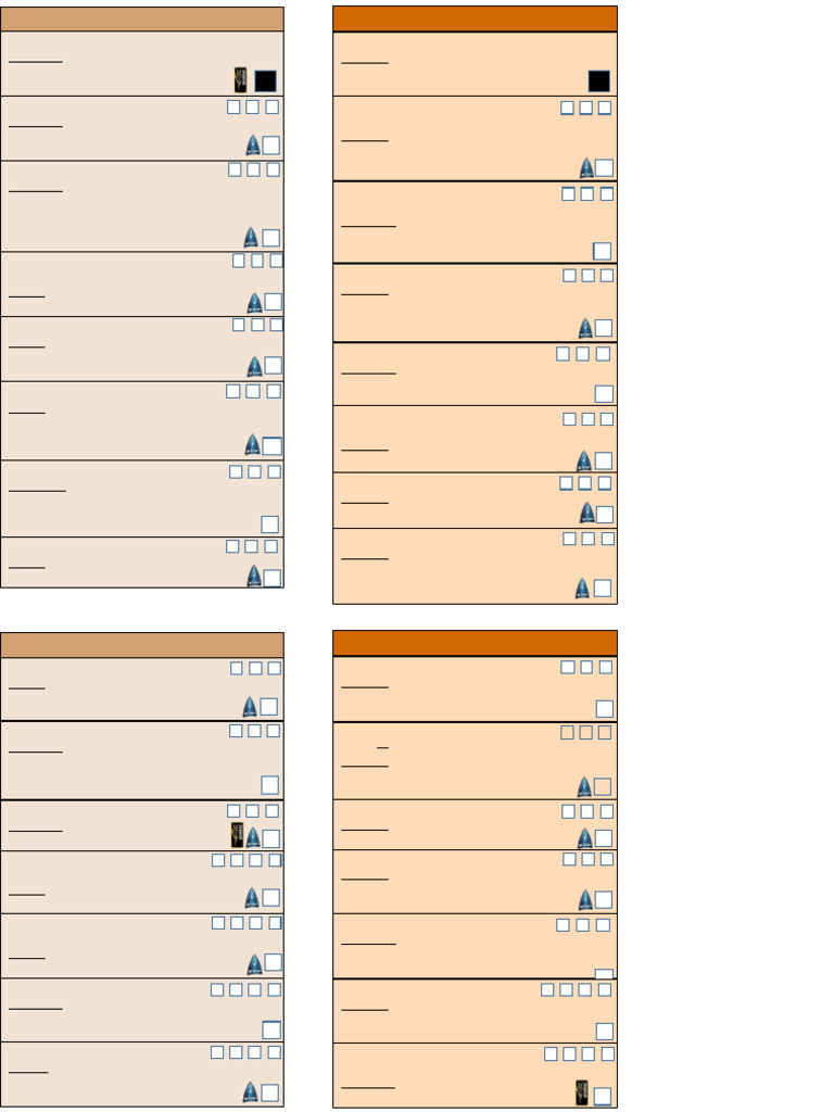 Star Trek Advancement Chart W Expansionsv5 | PDF | Cardassian