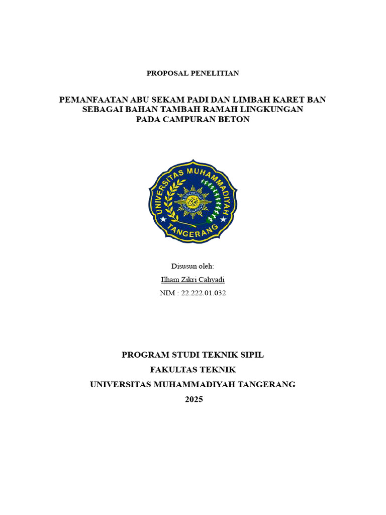 Tugas Proposal Penelitian | PDF