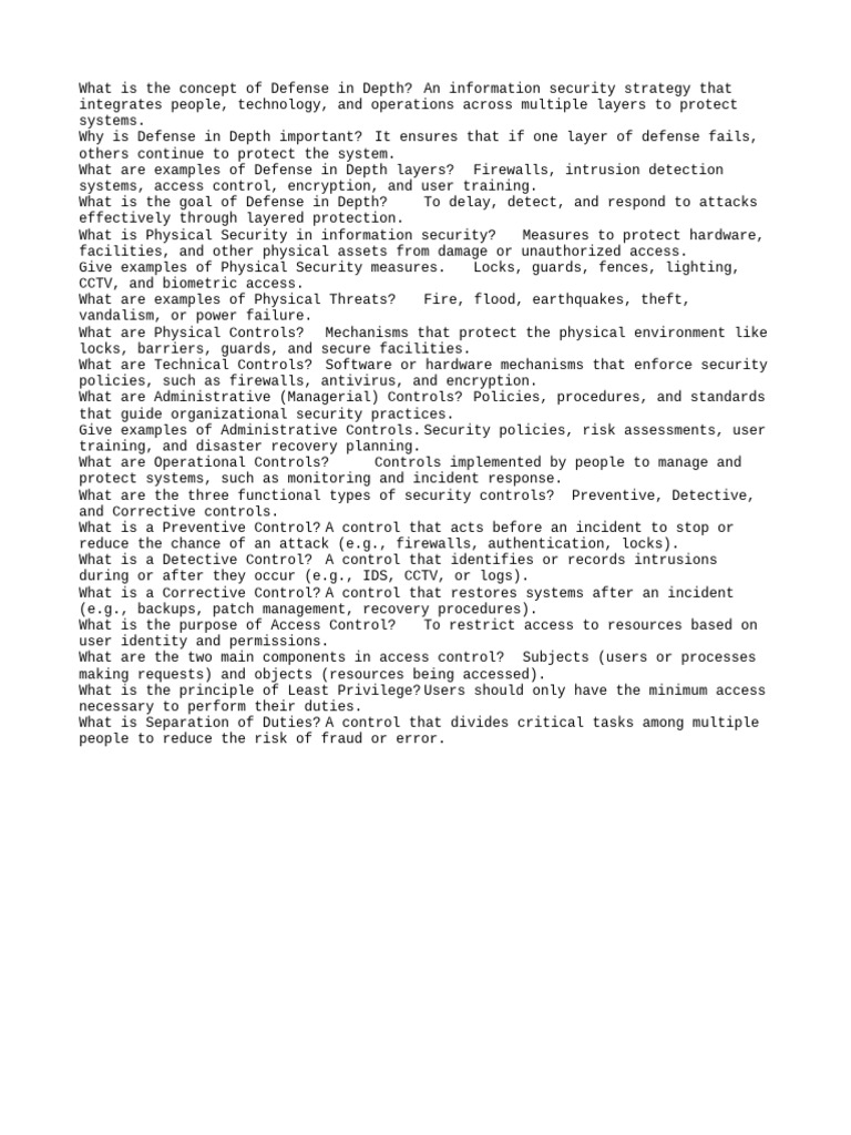 Countermeasures and Security Controls | PDF | Security | Computer Security