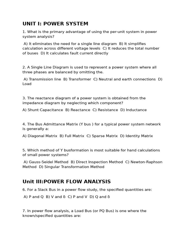 QUIZ PSA | PDF | Power (Physics) | Electrical Engineering