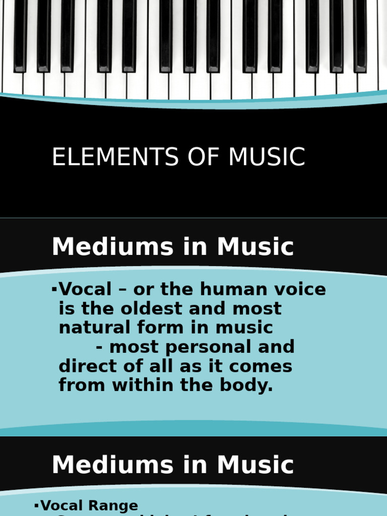 Elements of Music Explained | PDF | Pitch (Music) | Sound