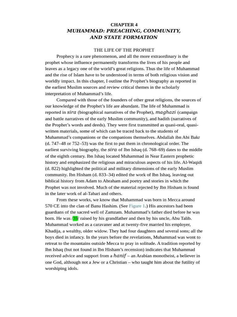 Muhammad's Life: Preaching and Community | PDF | Muhammad | Quran