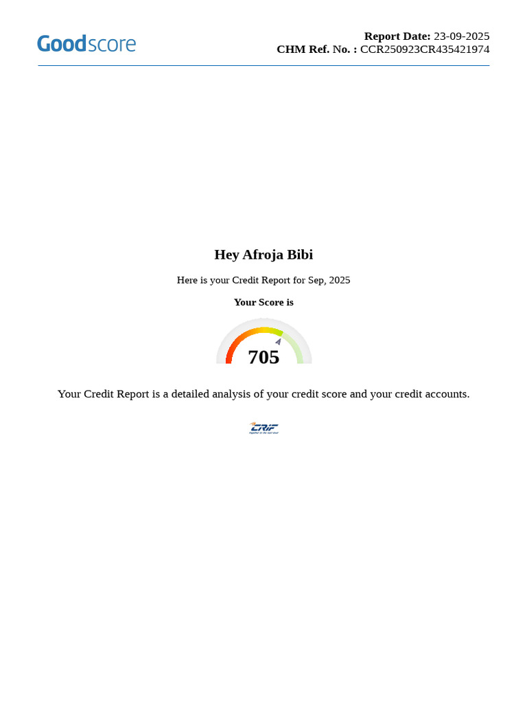 report_Afroja_529030ca-f0d2-4e62-846a-77c38a23a145_9-23-2025 | PDF | Credit | Finance & Money ...