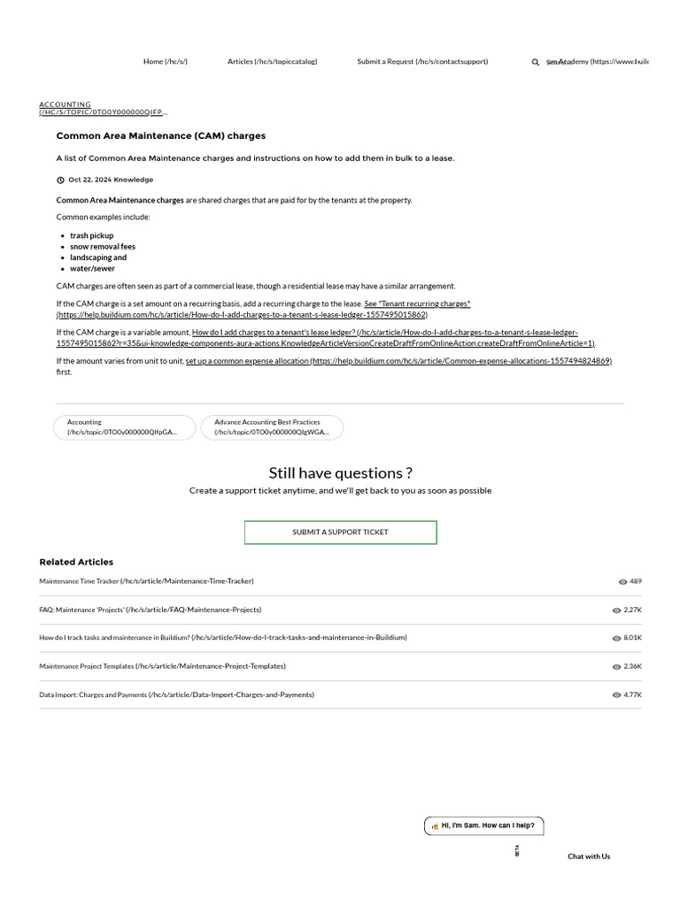 Common Area Maintenance Charge Guide | PDF | Property | Real Property Law