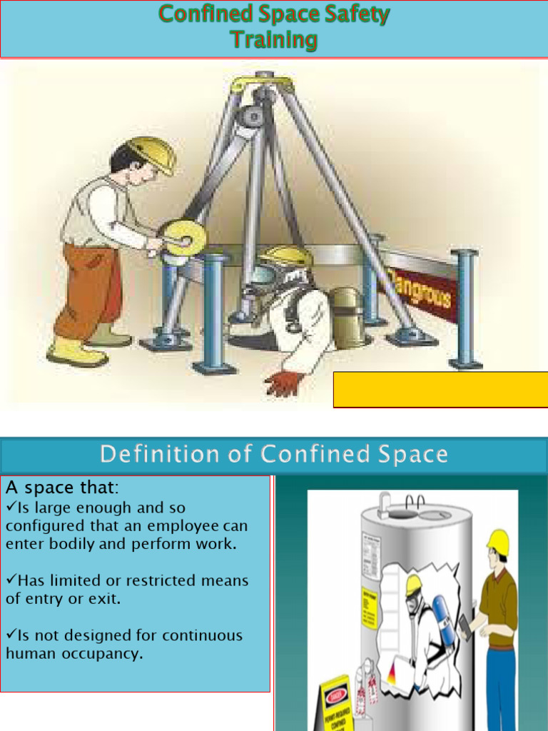 Confined Sapce Training 1730238354 | PDF | Chemical Process Engineering ...