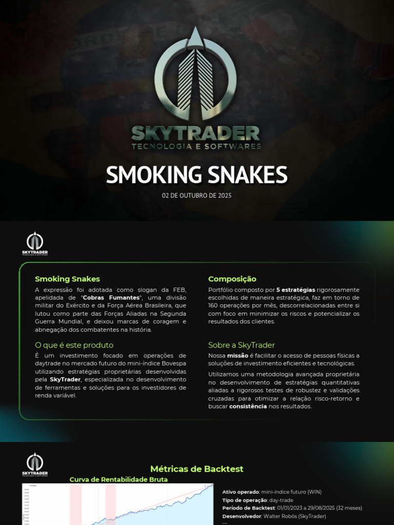 Lâmina - SMOKING SNAKES (Wide) | PDF | Investimentos | Economias