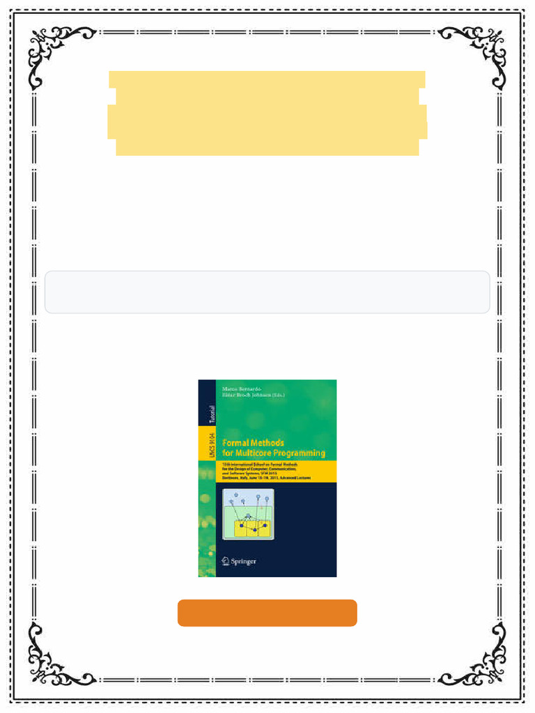 Formal Methods for Multicore Programming 15th International School on ...