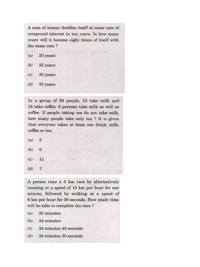 Maths Questions | PDF