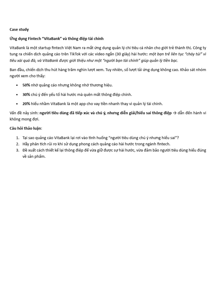 Case Study - Chapter 3 | PDF