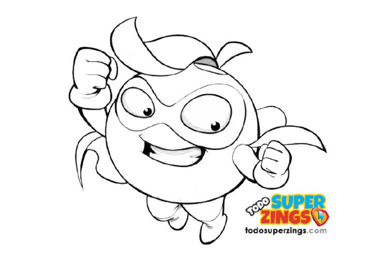 Superzing para Colorear 6 | PDF