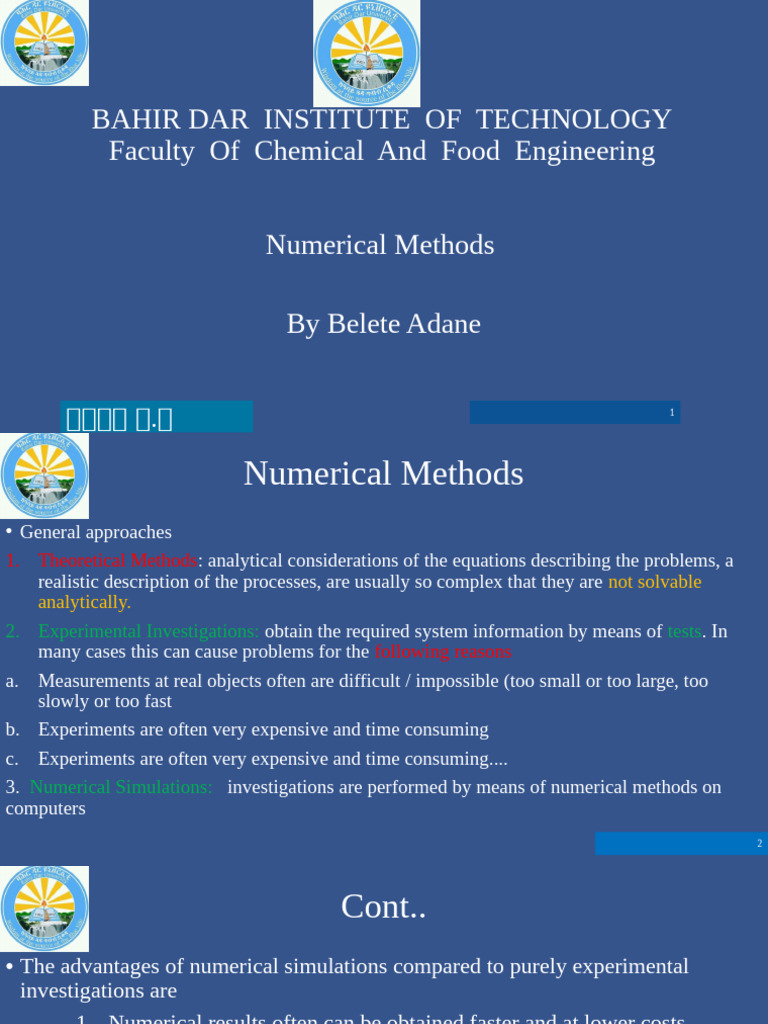 Numerical Methods in Engineering Analysis | PDF | Significant Figures ...