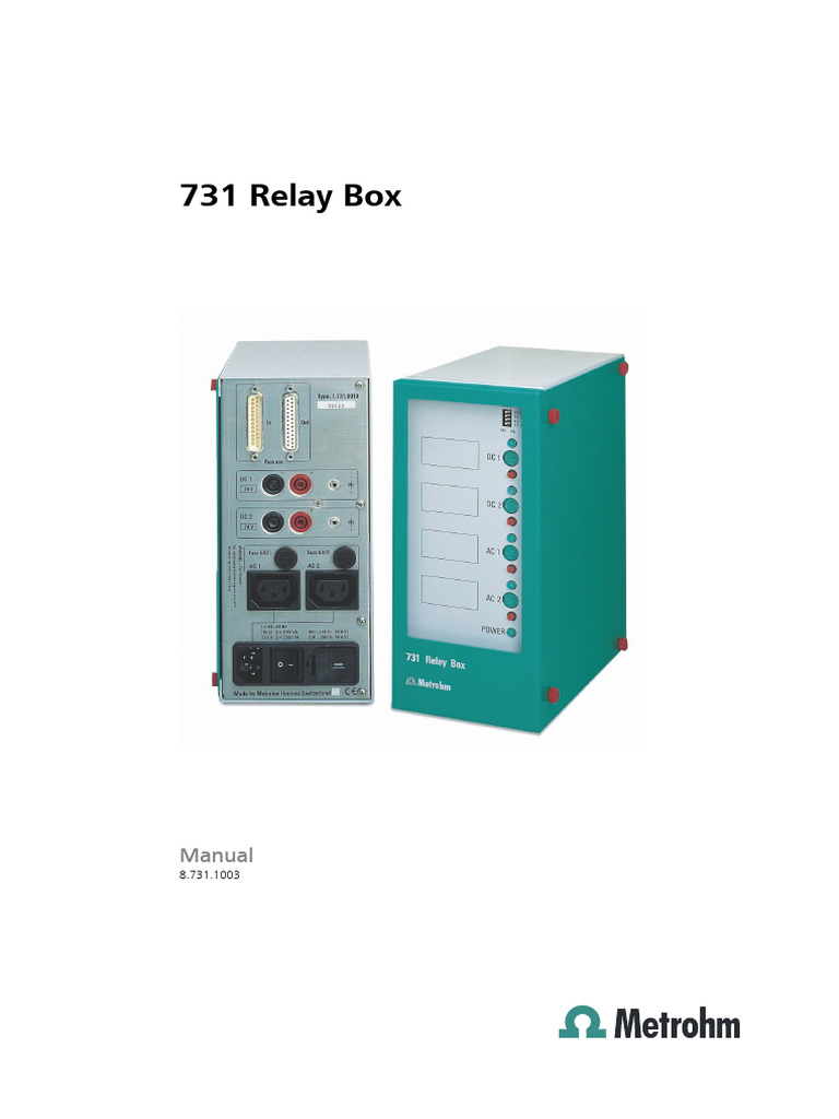 731 Relay Box: Manual | PDF | Direct Current | Fuse (Electrical)