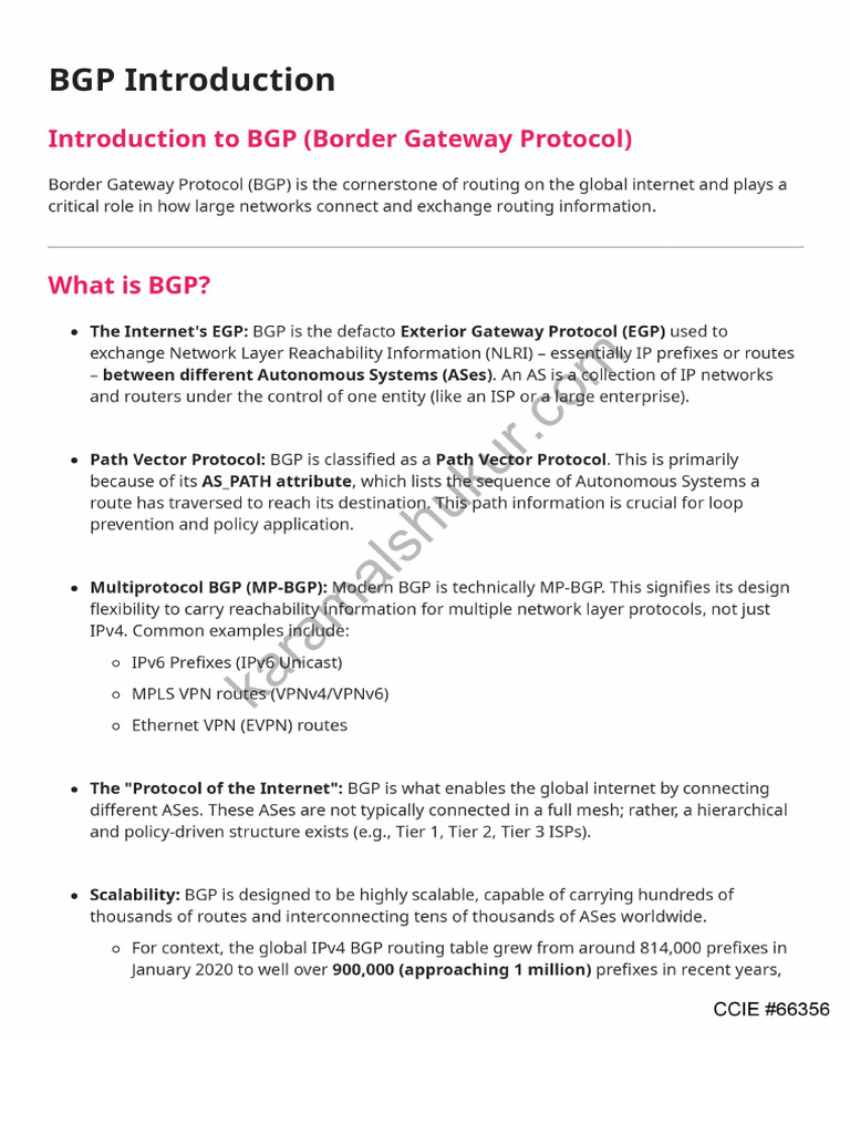 BGP | PDF