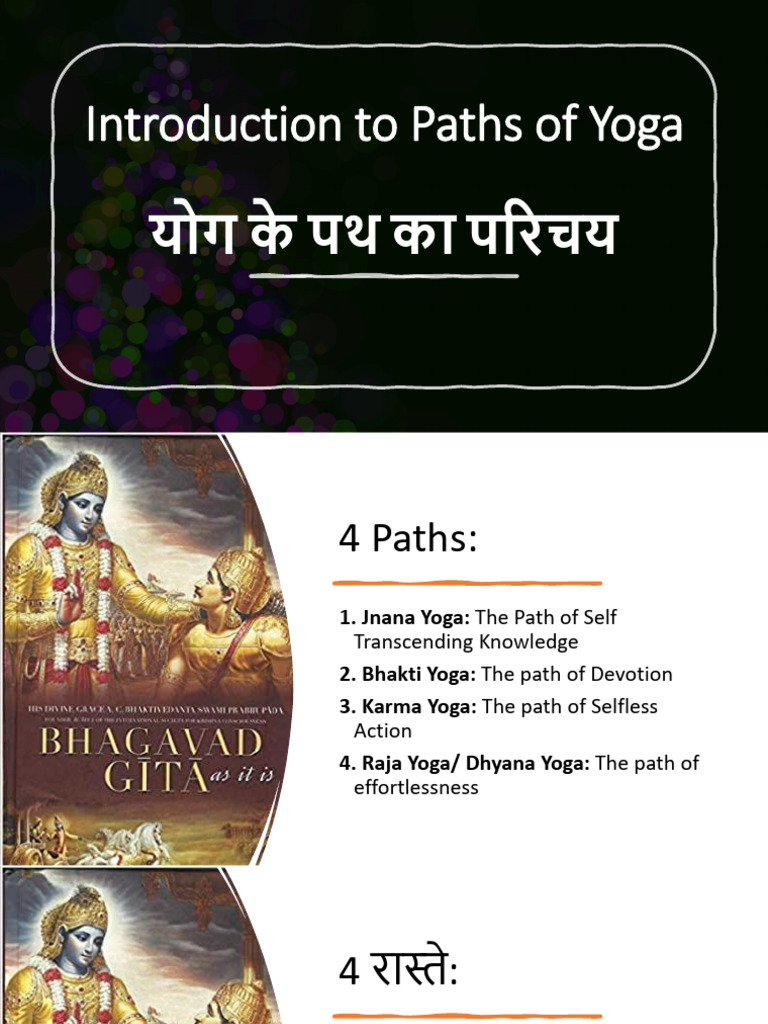 Overview of the Four Yoga Paths | PDF | Yoga | Bhakti