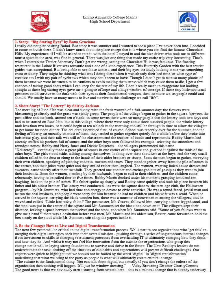 Written Work 1 (Q1) For EAPP 1st Semester, S.Y. 2025-2026 | PDF