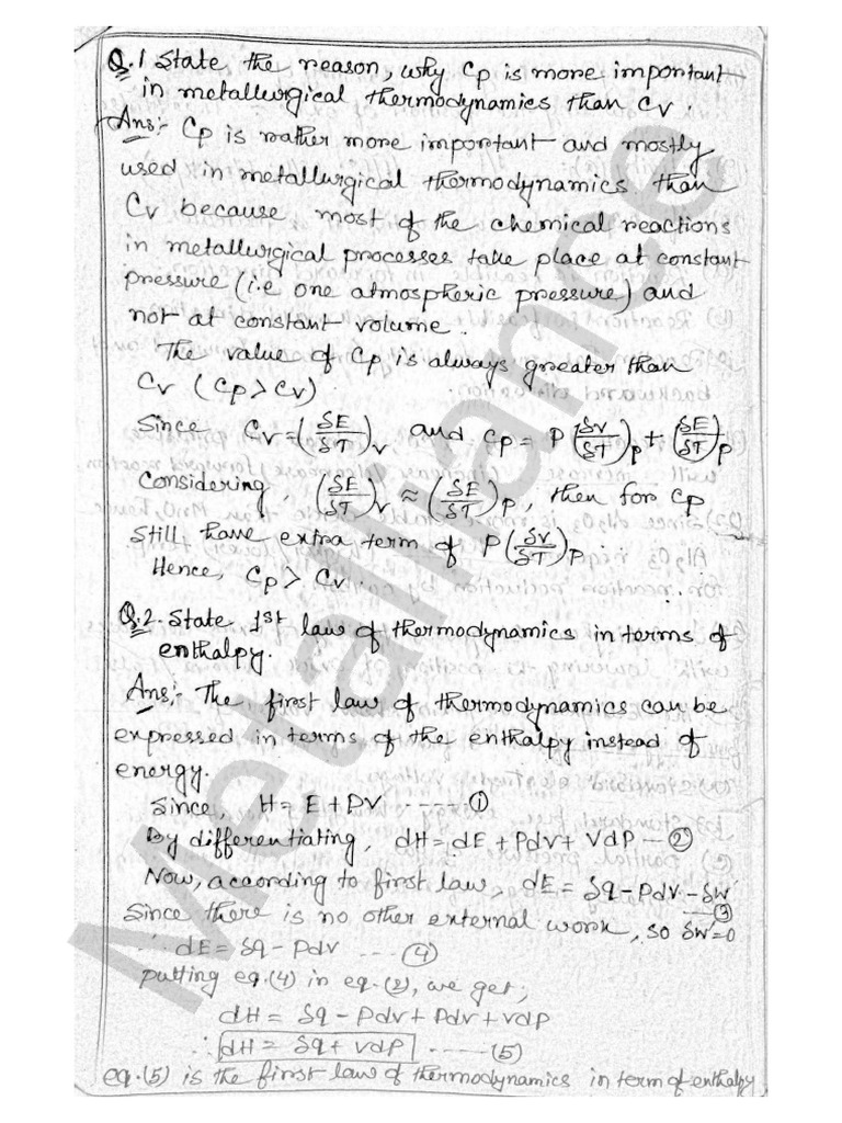 Thermodynamics Part 3 | PDF