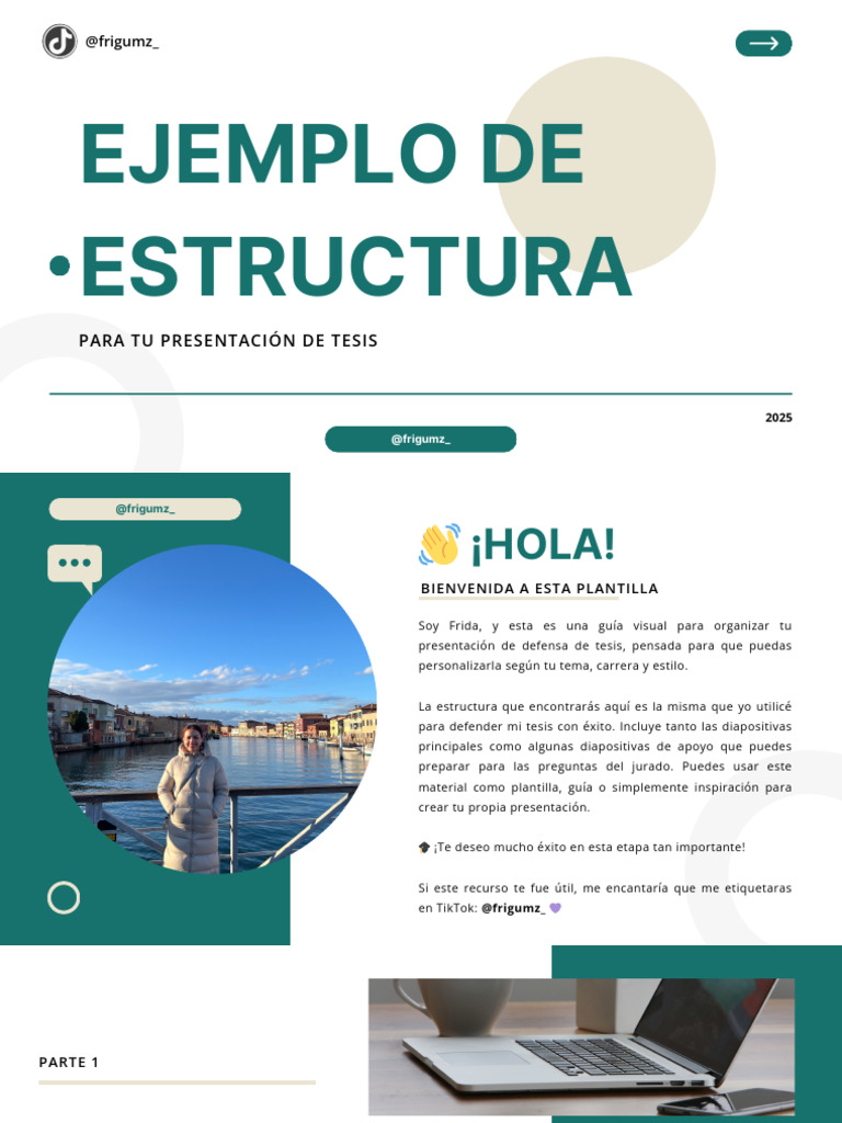Estructura de Presentación de Tesis 2025 | PDF | Metodología de encuesta
