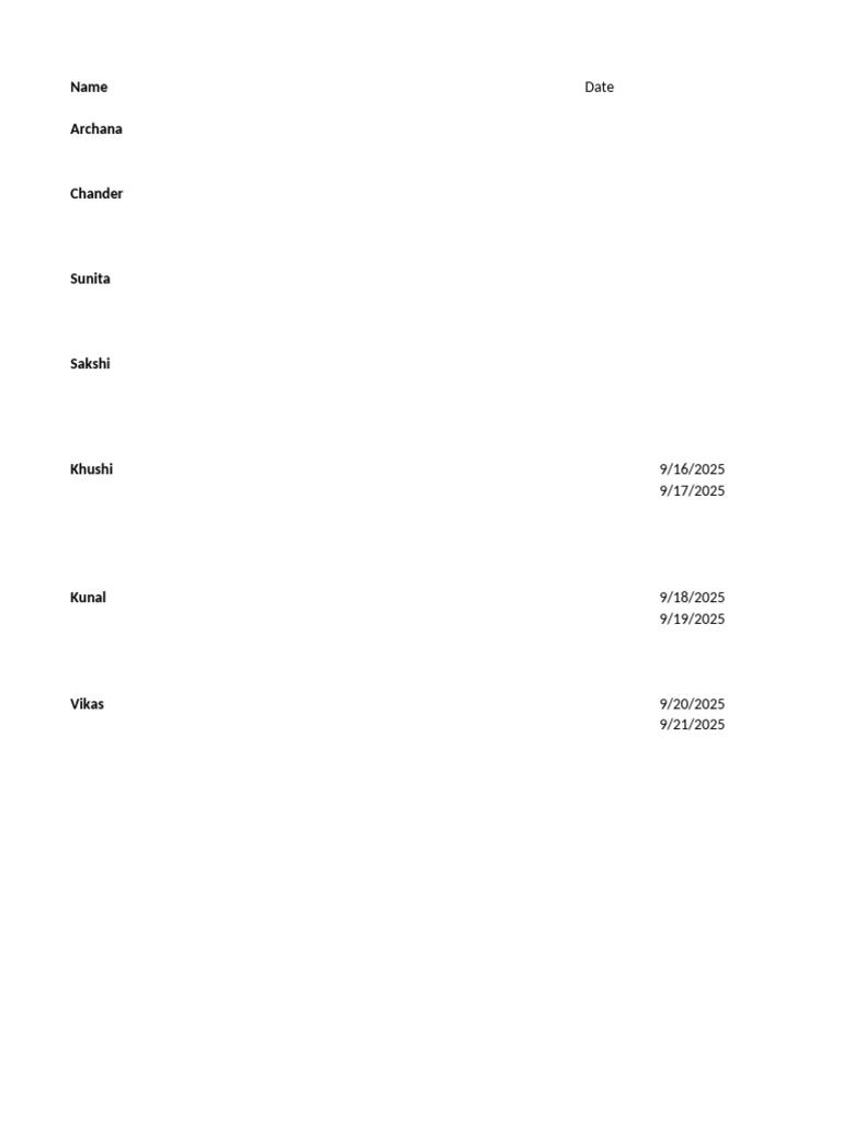 New Google Dates | PDF