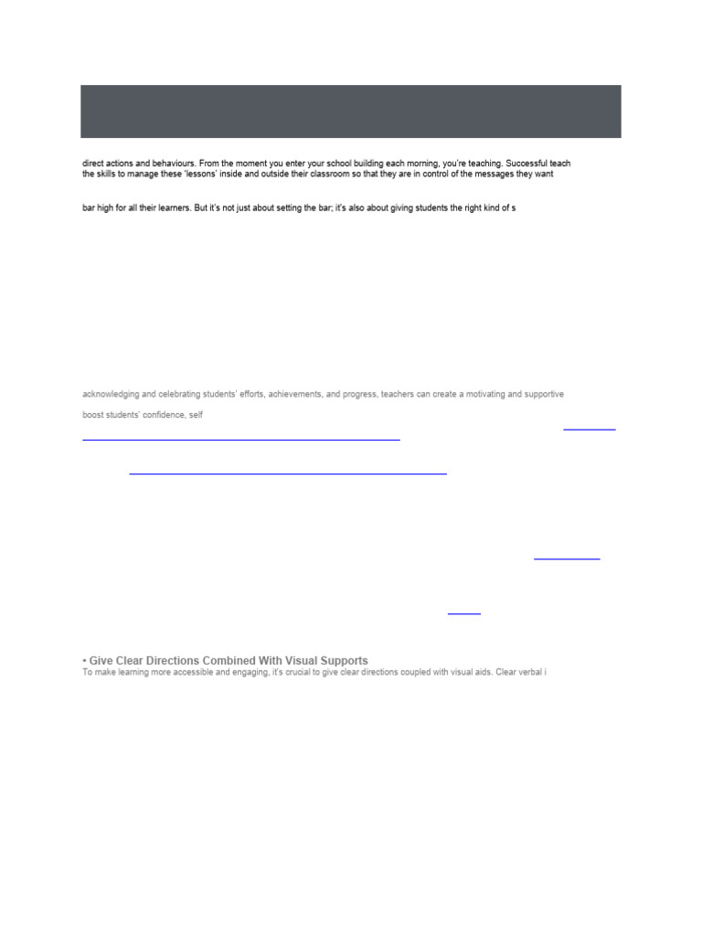 Maximize Student Learning Time Strategies | PDF | Learning | Teachers