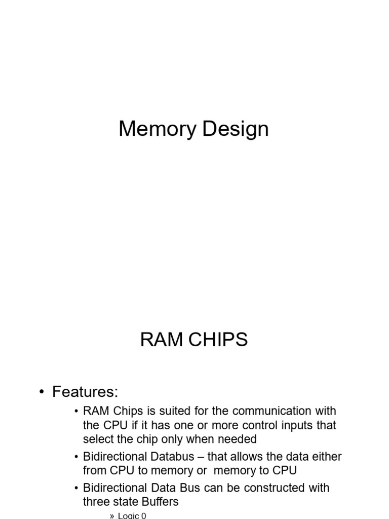 Module4 5 | PDF | Random Access Memory | Computer Architecture