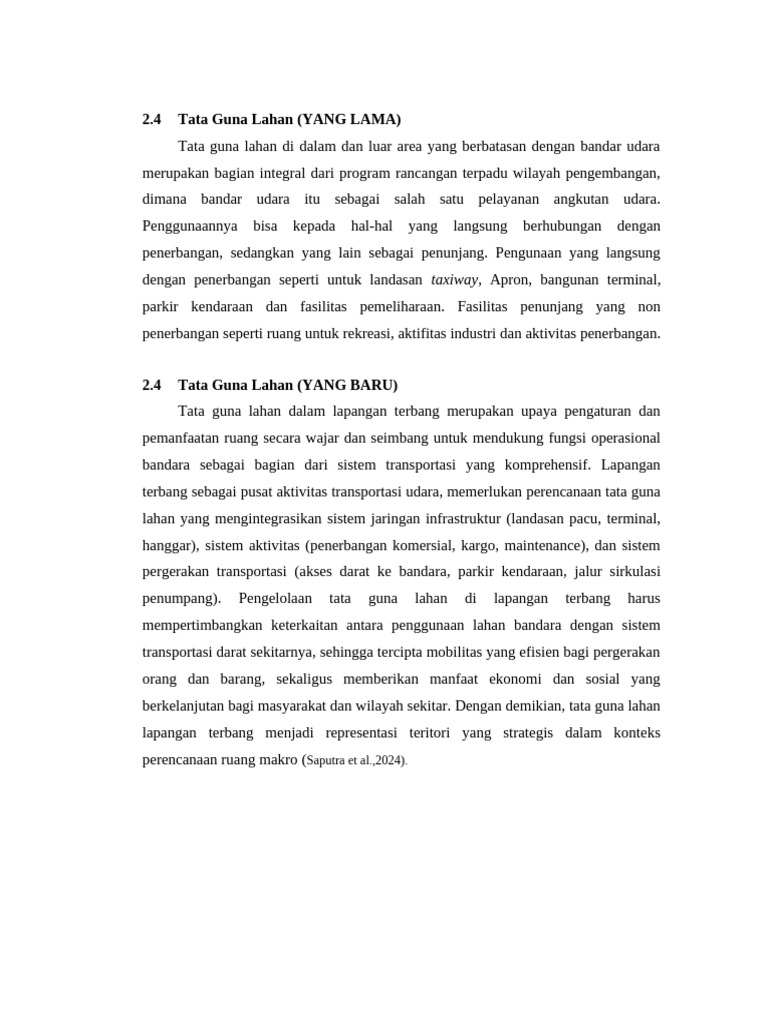 2.4 Tata Guna Lahan (Maca) | PDF