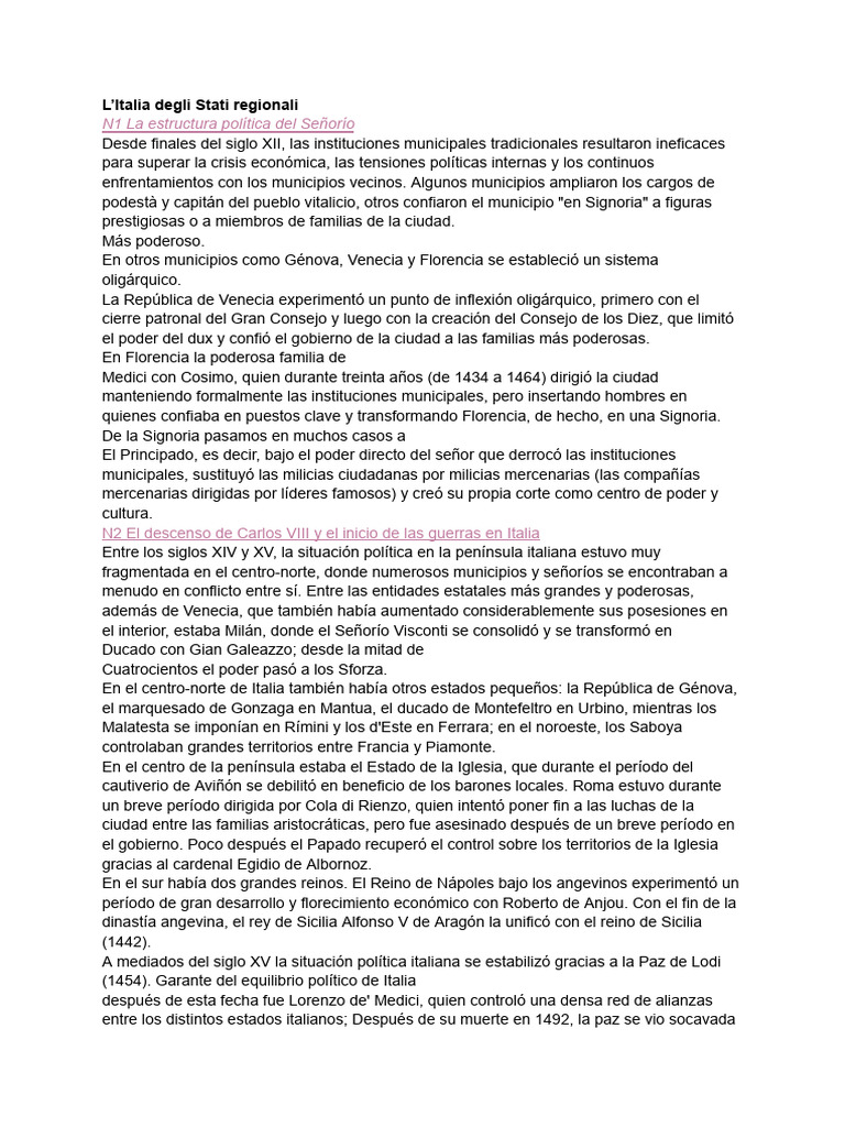 Historia Cap 9 | PDF